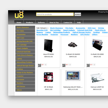 U8 eCommerce - iosc dot net